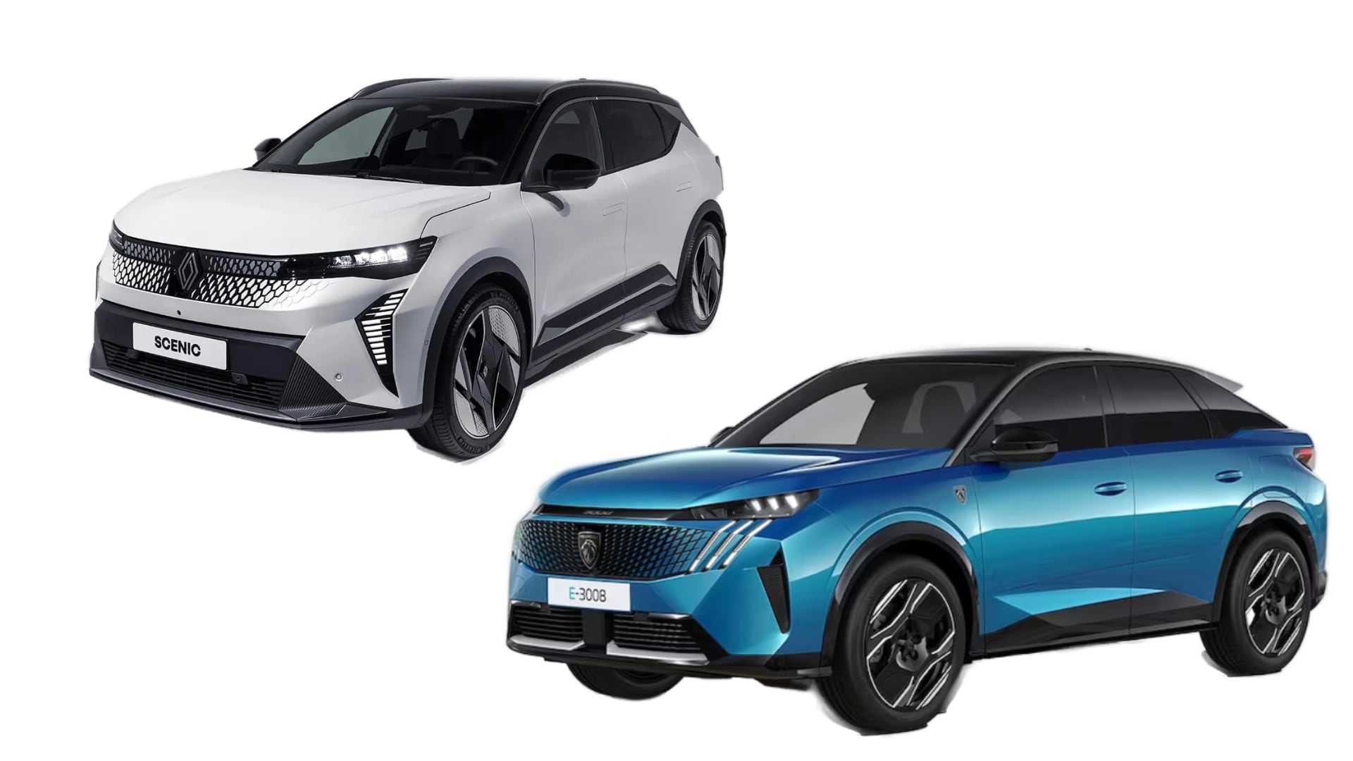Renault Scenic électrique ou Peugeot e-3008 : soeurs ennemies